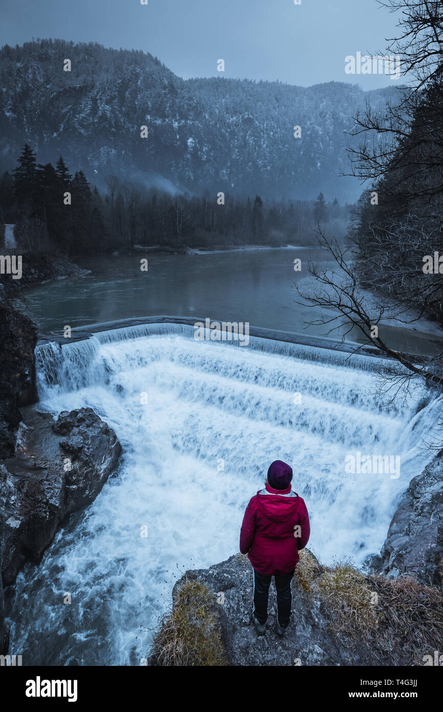 Waterfall lechfall river lech fussen hi-res stock photography and ...