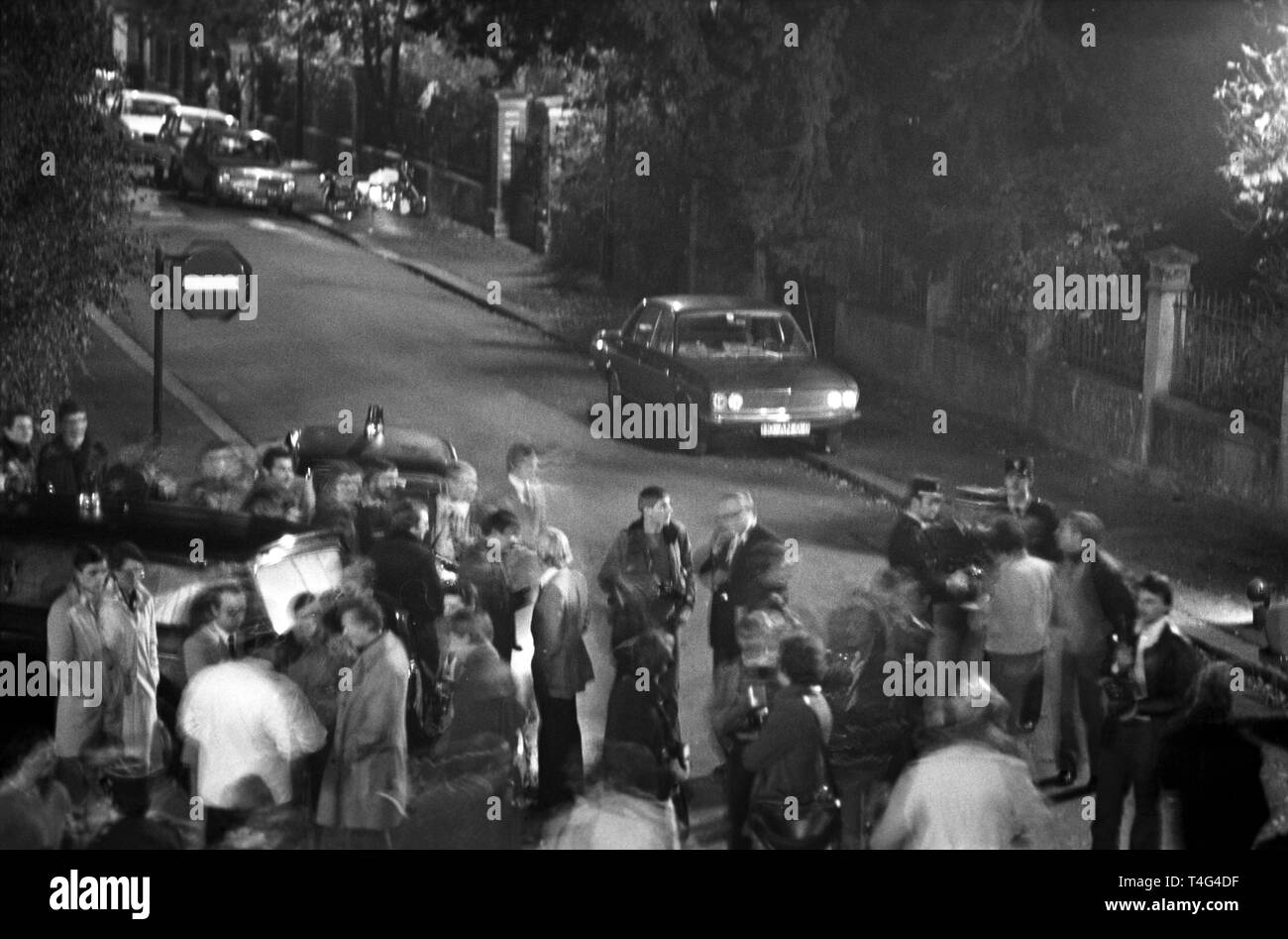 The car (Audi 100) with the corpse of murdered Hanns Martin Schleyer ...