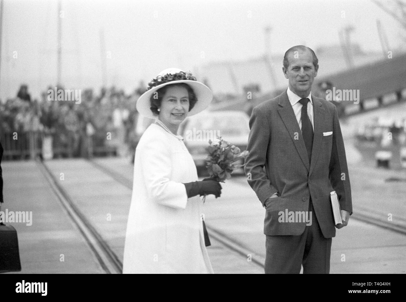 Queen elizabeth ii 1978 Black and White Stock Photos & Images - Alamy