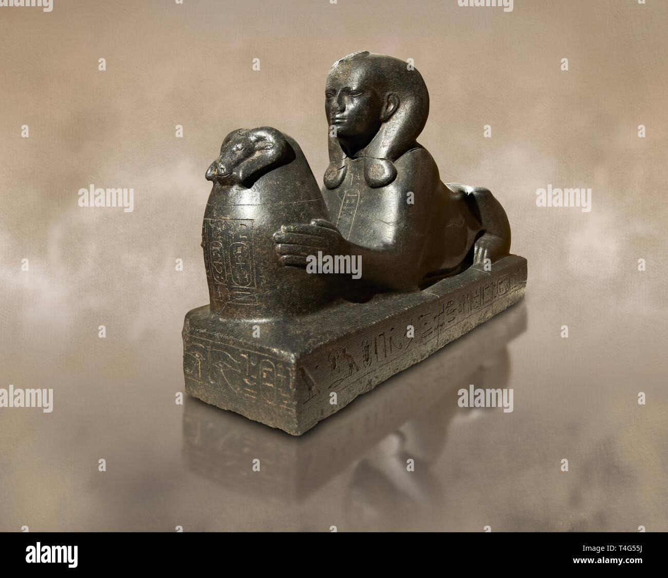 25th dynasty Egyptian granite Sphinx of Shepenepet II, god's wife of ...