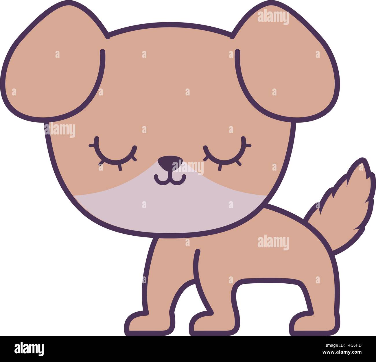 cute dog animal isolated icon vector illustration design Stock Vector ...