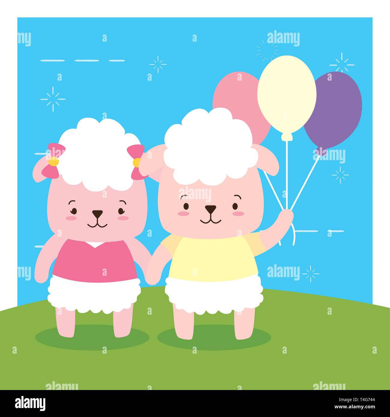 cute animal cartoon Stock Vector Image & Art - Alamy