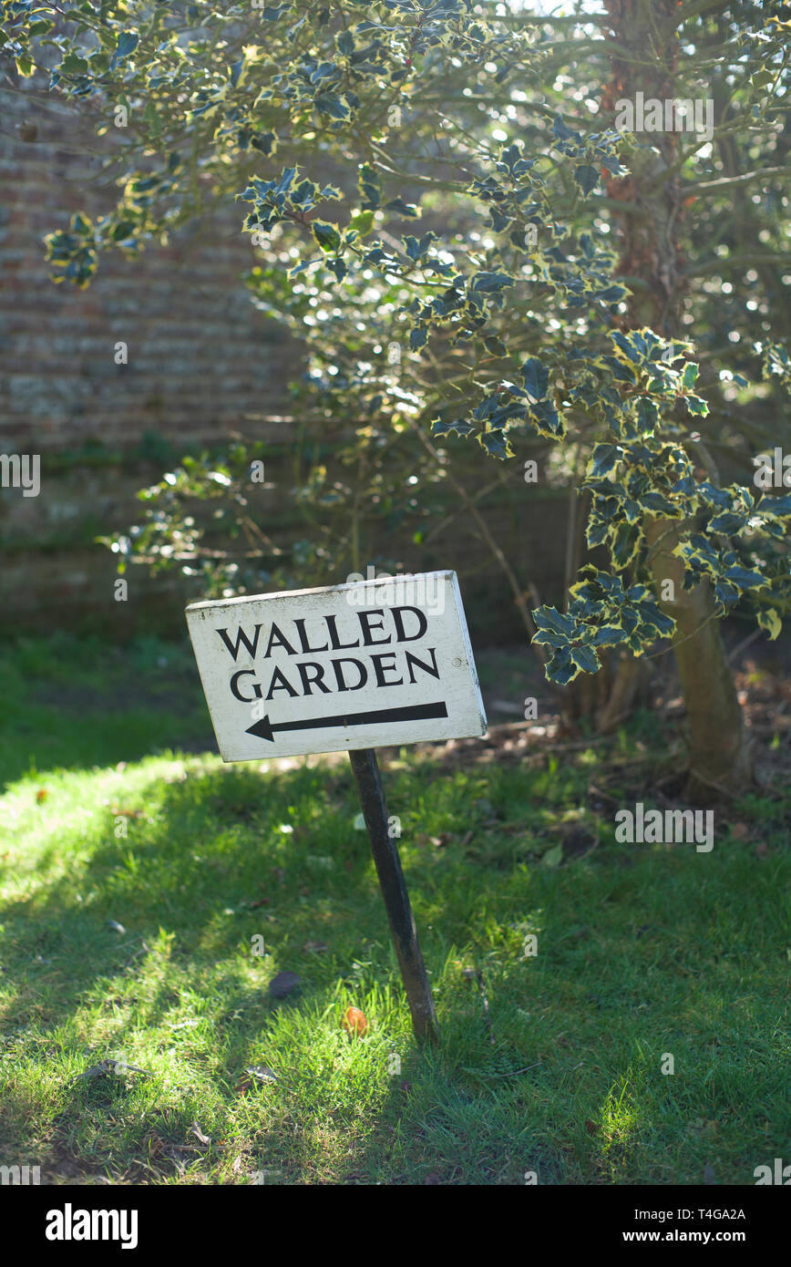 Walking arrow path sign wall hi-res stock photography and images - Alamy