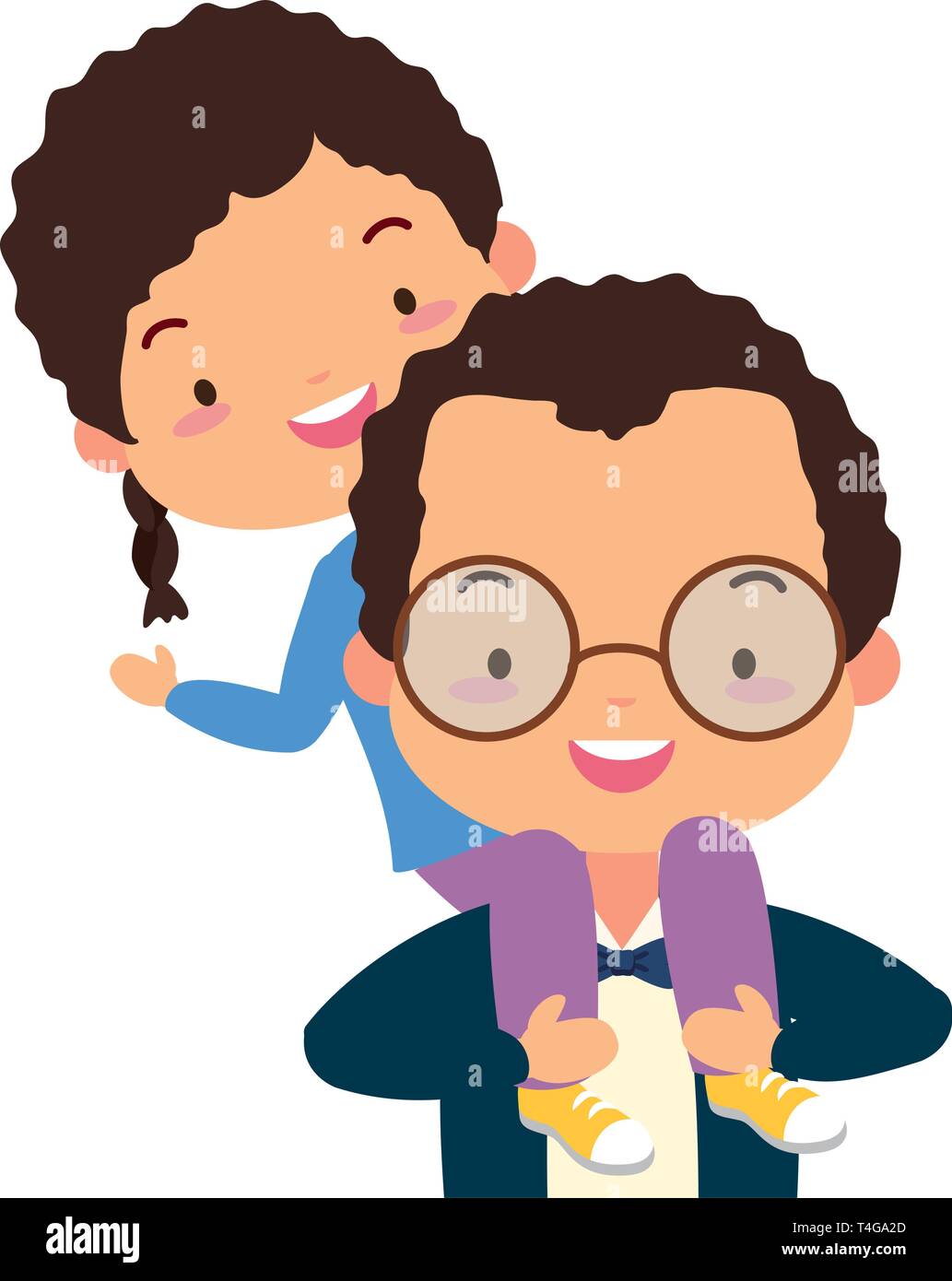 dad and daughter Stock Vector Image & Art - Alamy