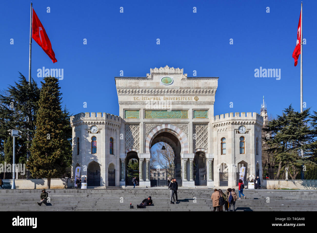 Main building of istanbul university hi-res stock photography and ...