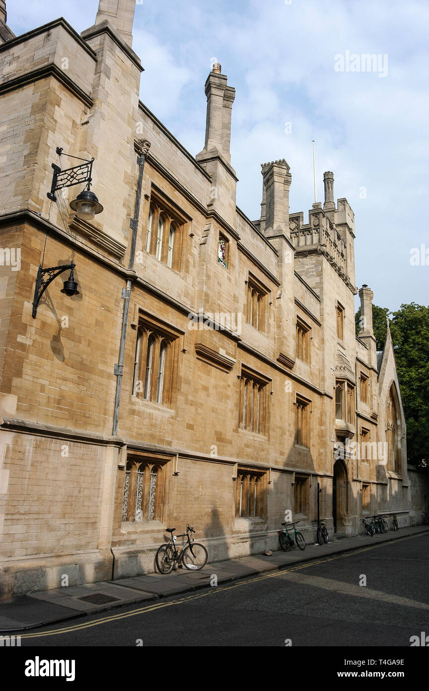 Jesus College in Turl Street, Oxford, Britain Stock Photo - Alamy