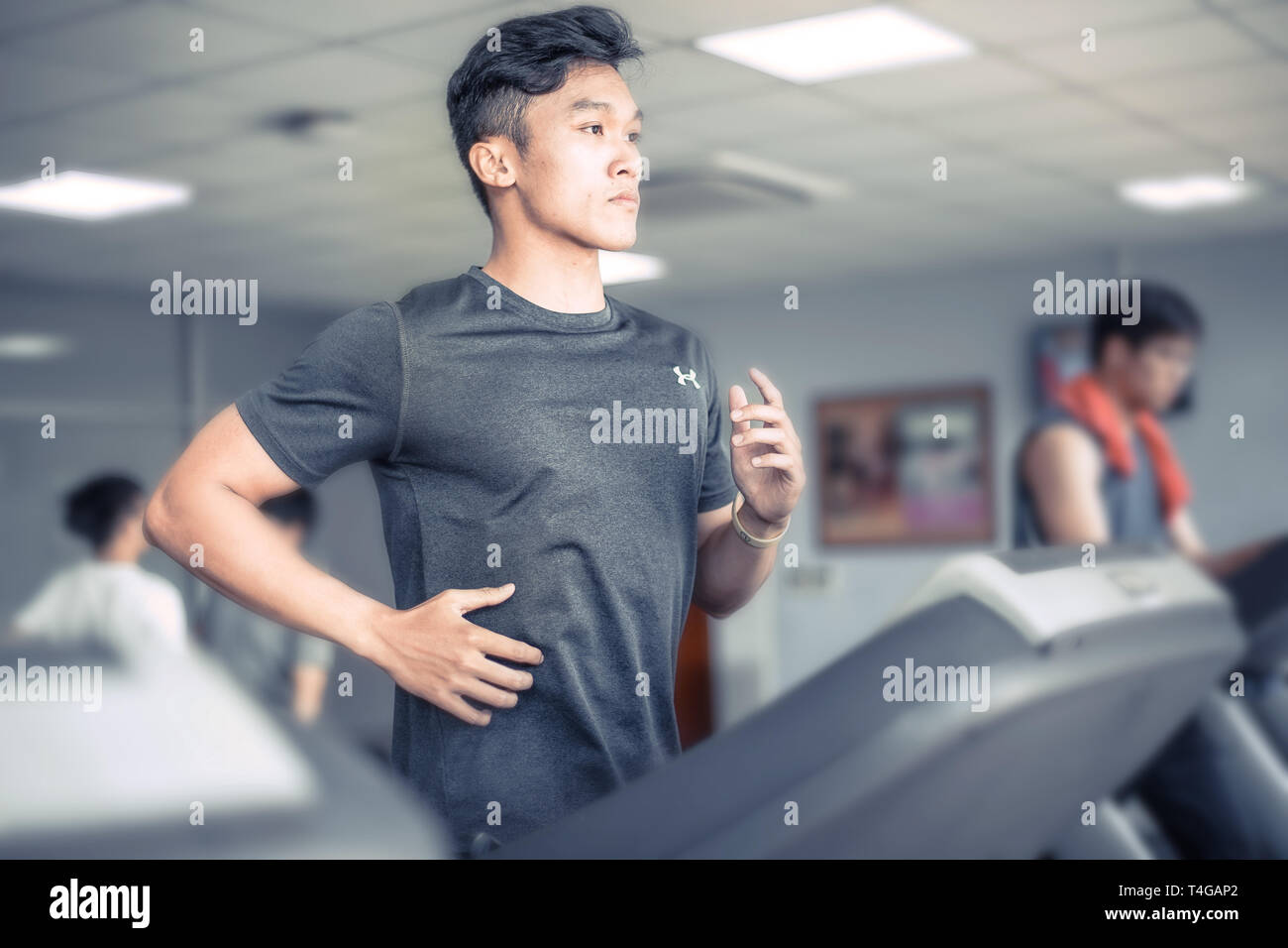 Young handsome muscular asian male hi-res stock photography and images ...
