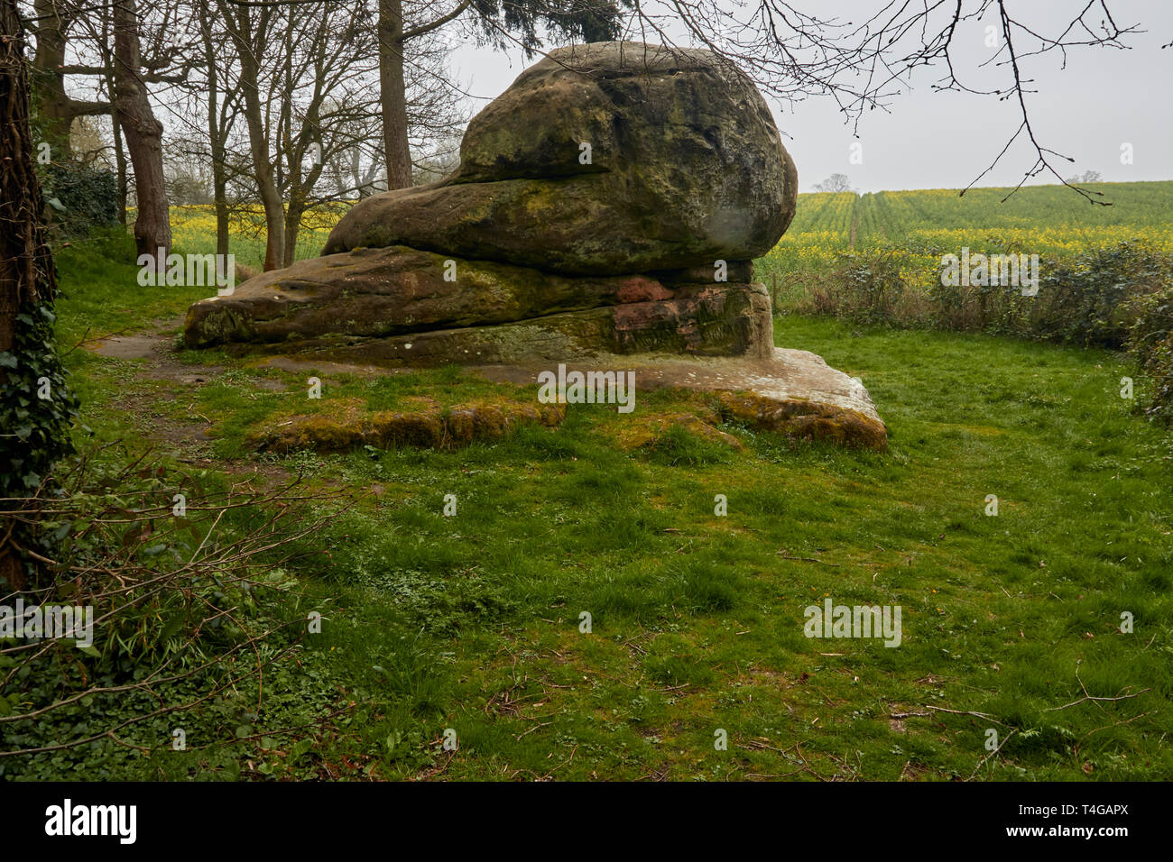 Chiddingstone’s Chiding Stone, Kent, England Stock Photo - Alamy
