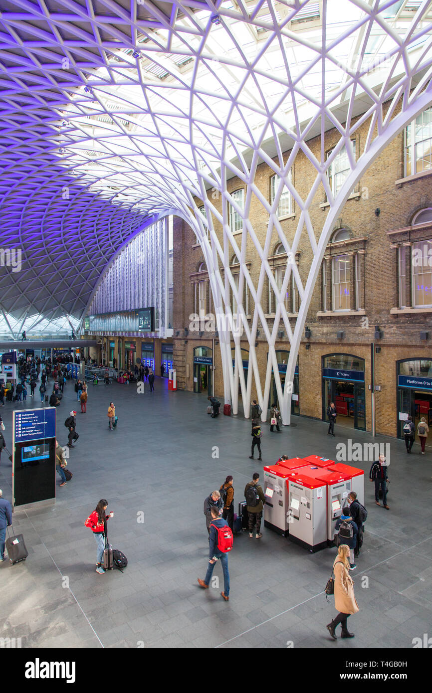 Kings cross railway station western concourse designed by architects hi ...