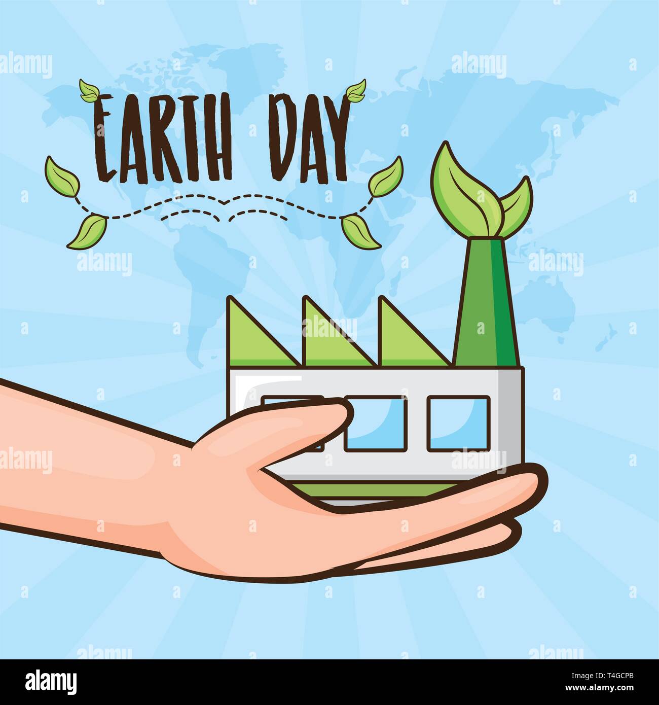 earth day card Stock Vector Image & Art - Alamy