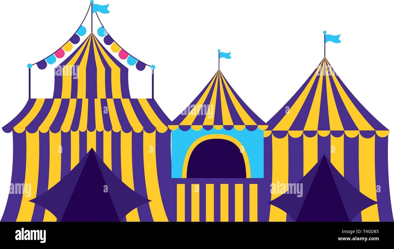 Red carnival fair booth Stock Vector Images - Alamy