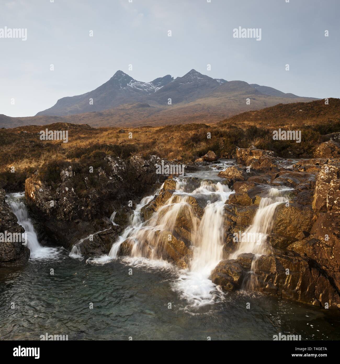 Alt Dearg Mor Falls Stock Photo - Alamy