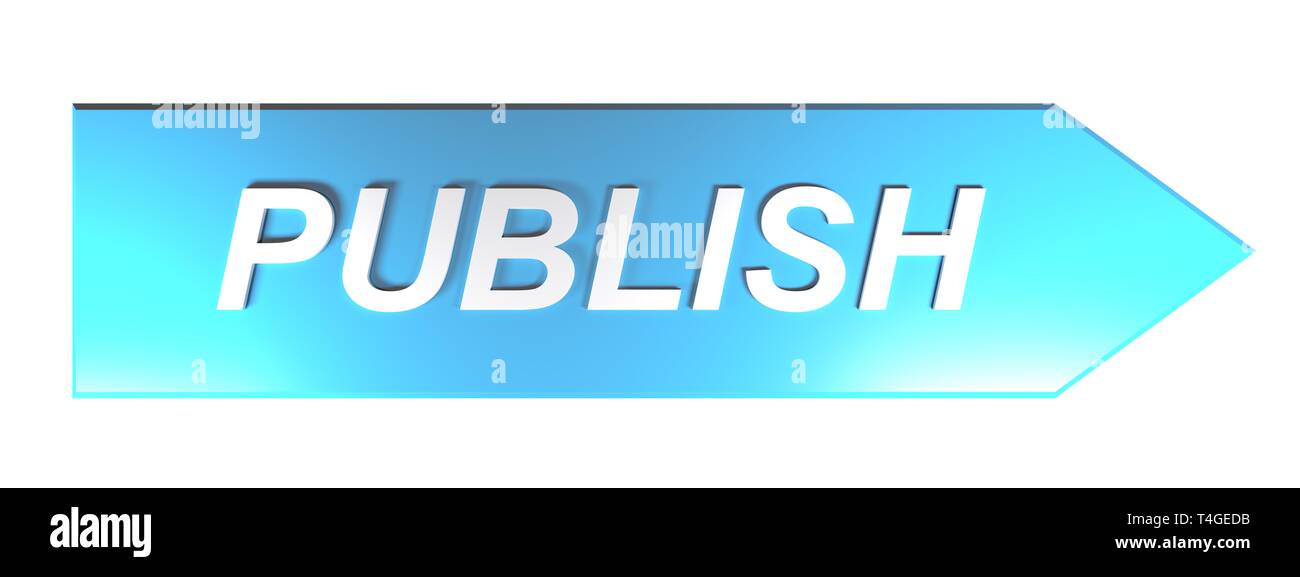 Publish button Cut Out Stock Images & Pictures - Alamy