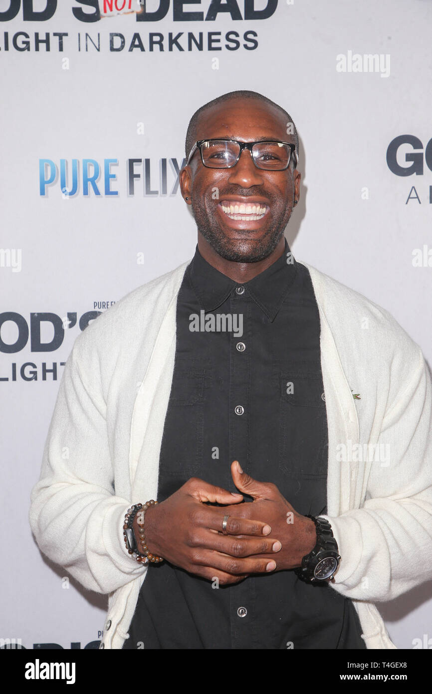 Hollywood, CA, USA . Segun Oduolowu at "God's Not Dead: A Light in ...