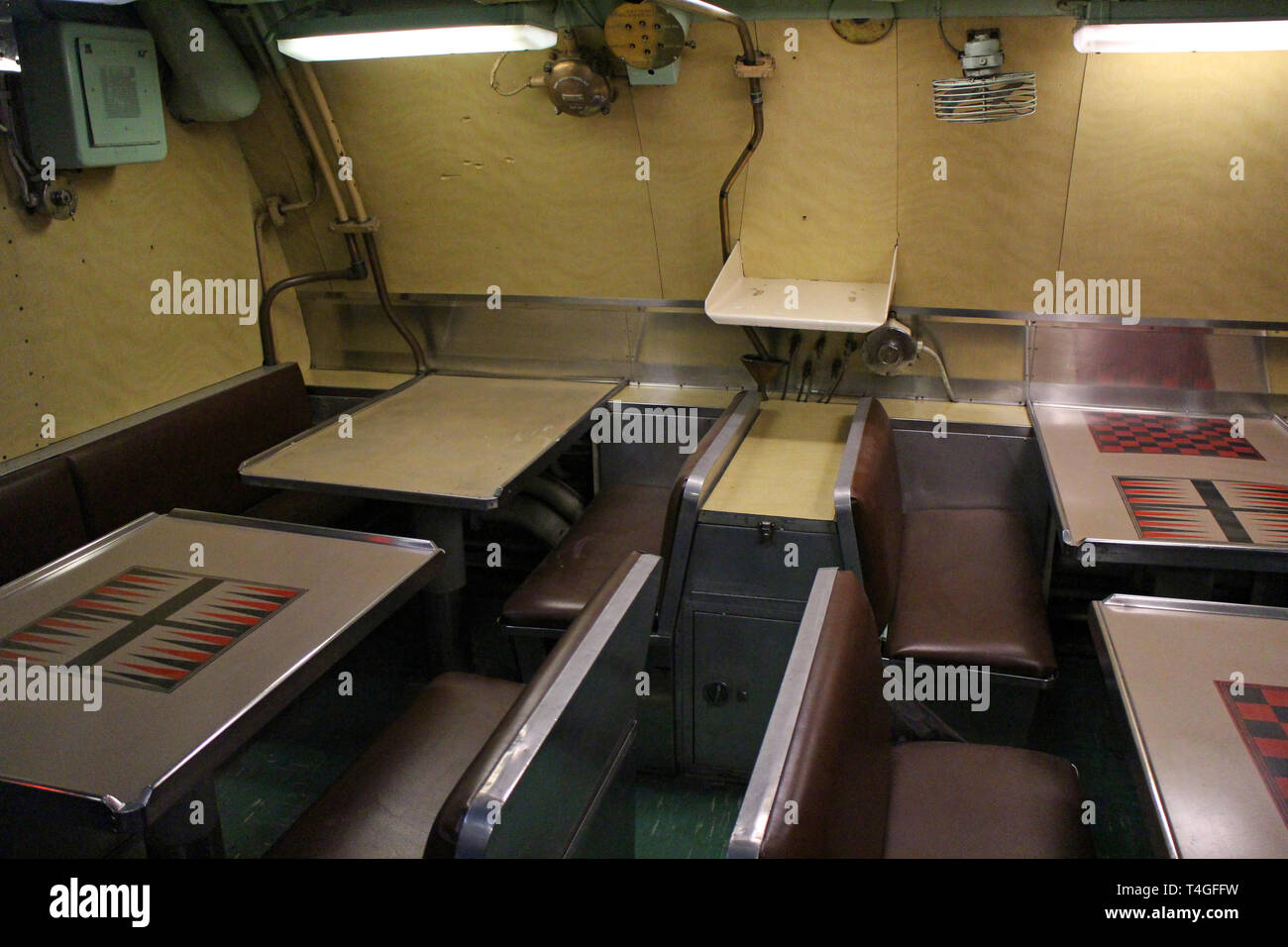 Inside the Growler submarine at the USS Intrepid Sea & Air Museum, New ...