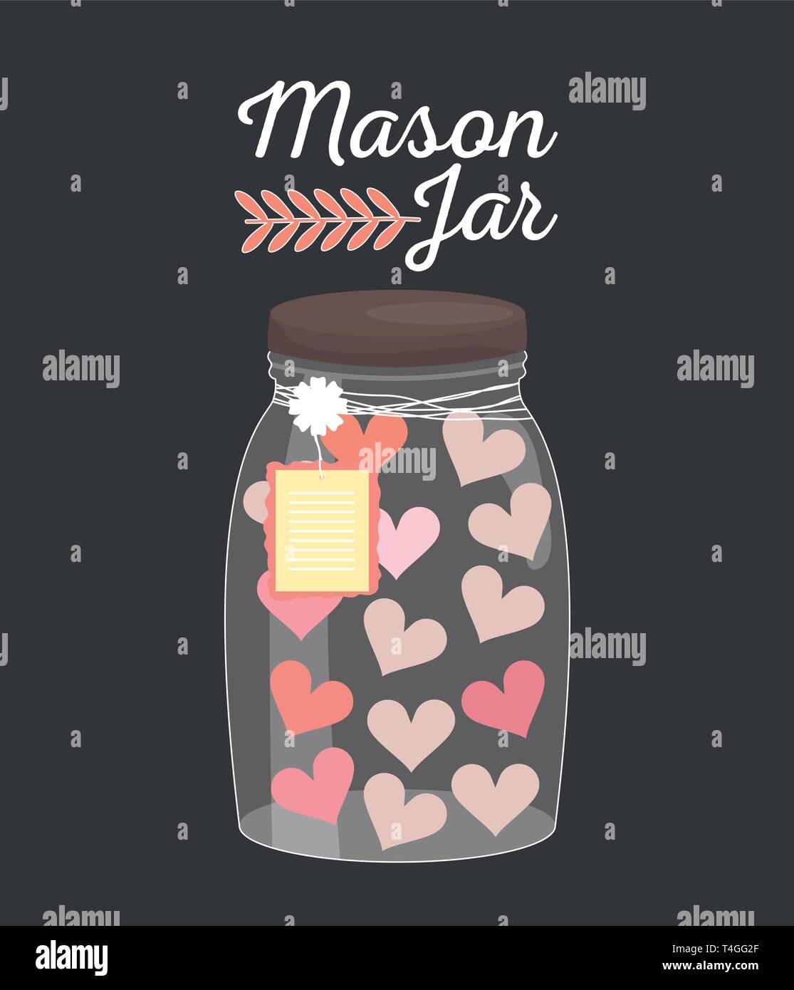 Hanging Mason Jars Clipart