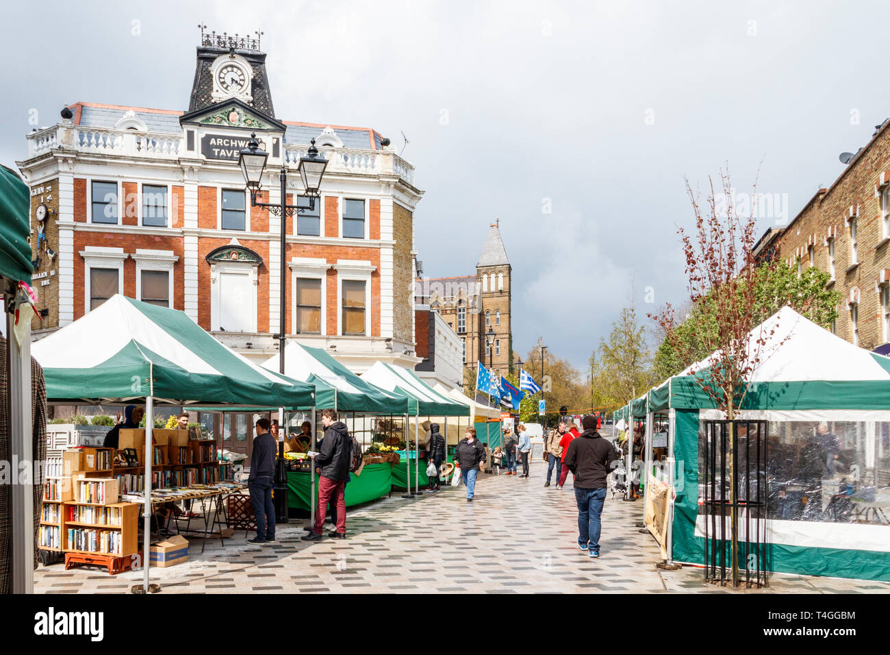 Market stalls on market square hi-res stock photography and images - Alamy