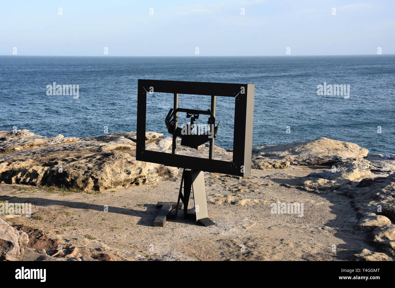 Sydney, Australia - Oct 23, 2018. Michael Snape: Freedom. Sculpture by ...