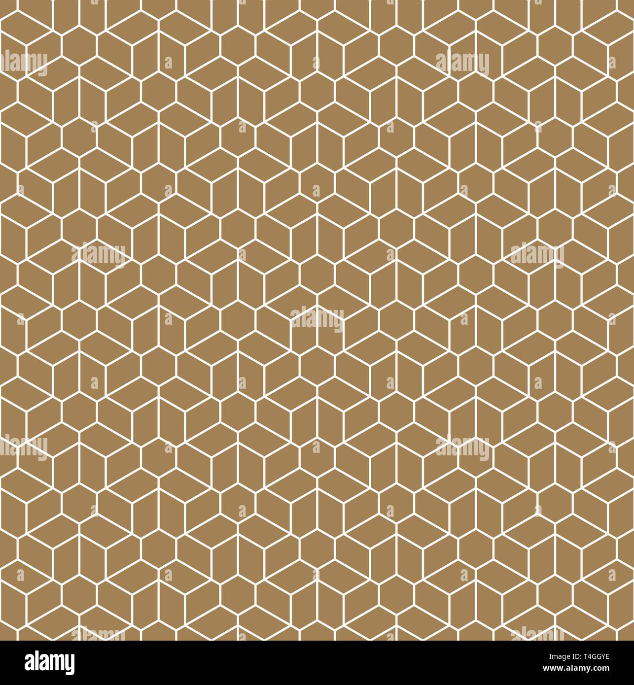 Seamless geometric patterns.Average thickness lines.Golden color Stock ...