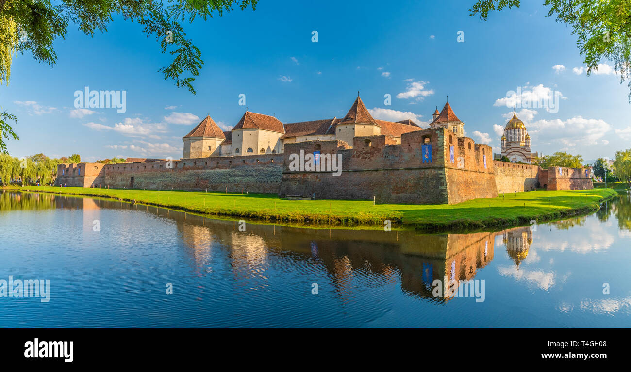 Medieval Fagaras fortress, citadel and castle in Transylvania, Romania ...