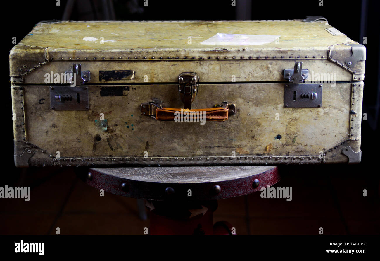 Vintage suitcase combination lock hi-res stock photography and images ...