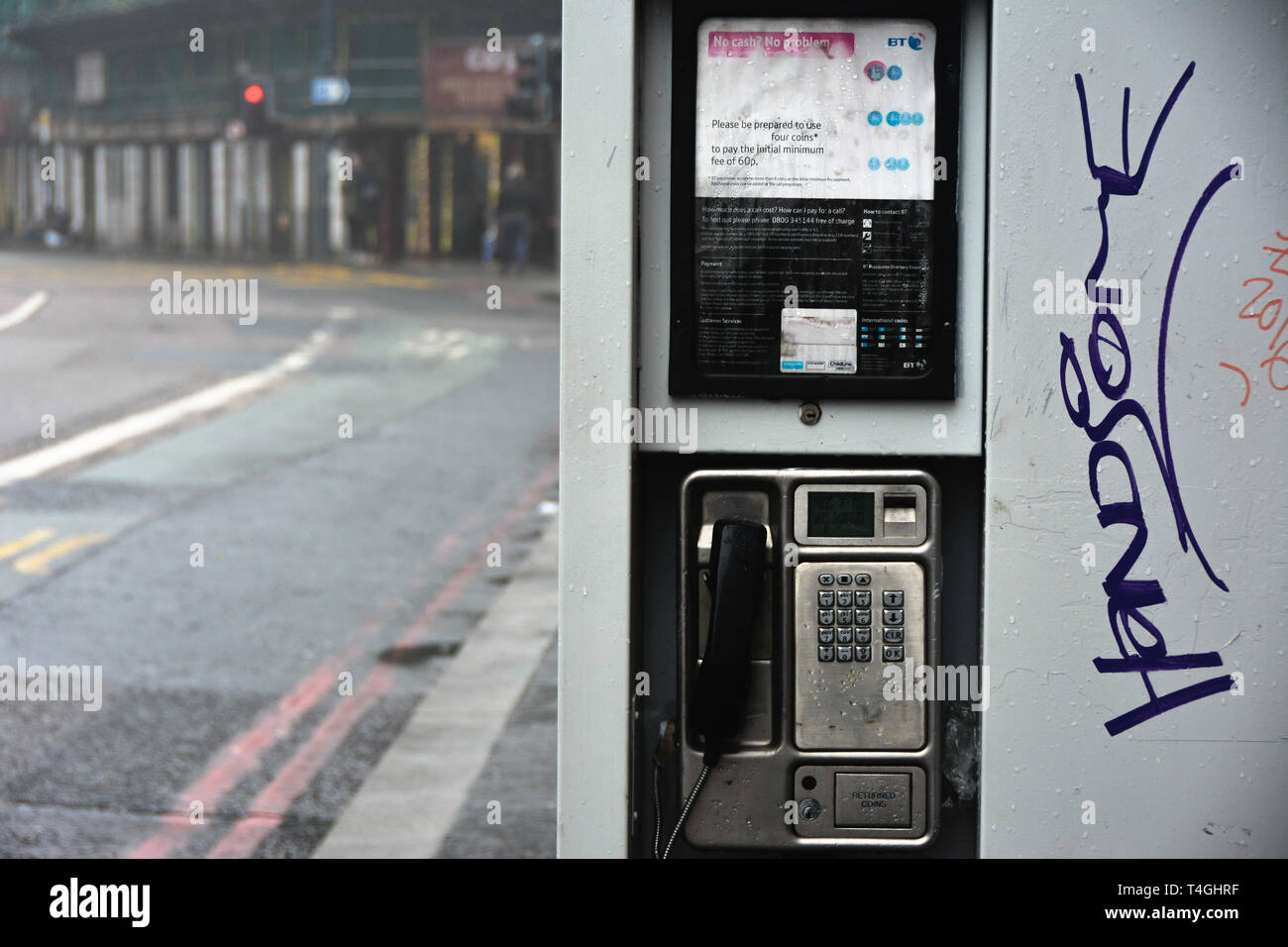 Payphone history hi-res stock photography and images - Alamy