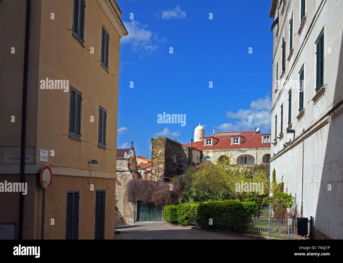Sassari, Sardinia, Italy.Old medieval town center Stock Photo - Alamy