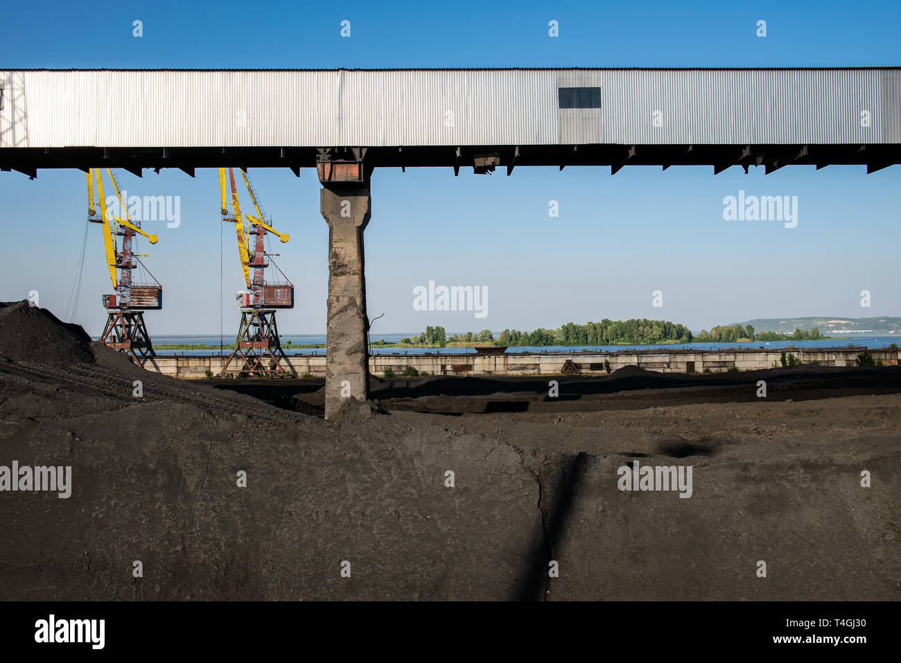mine for coal mining in Ukraine Stock Photo - Alamy