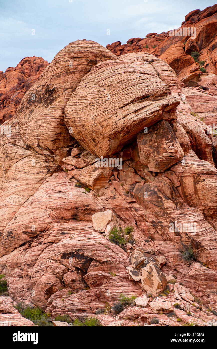 The Red Rock Canyon National Conservation Area near Las Vegas Stock ...