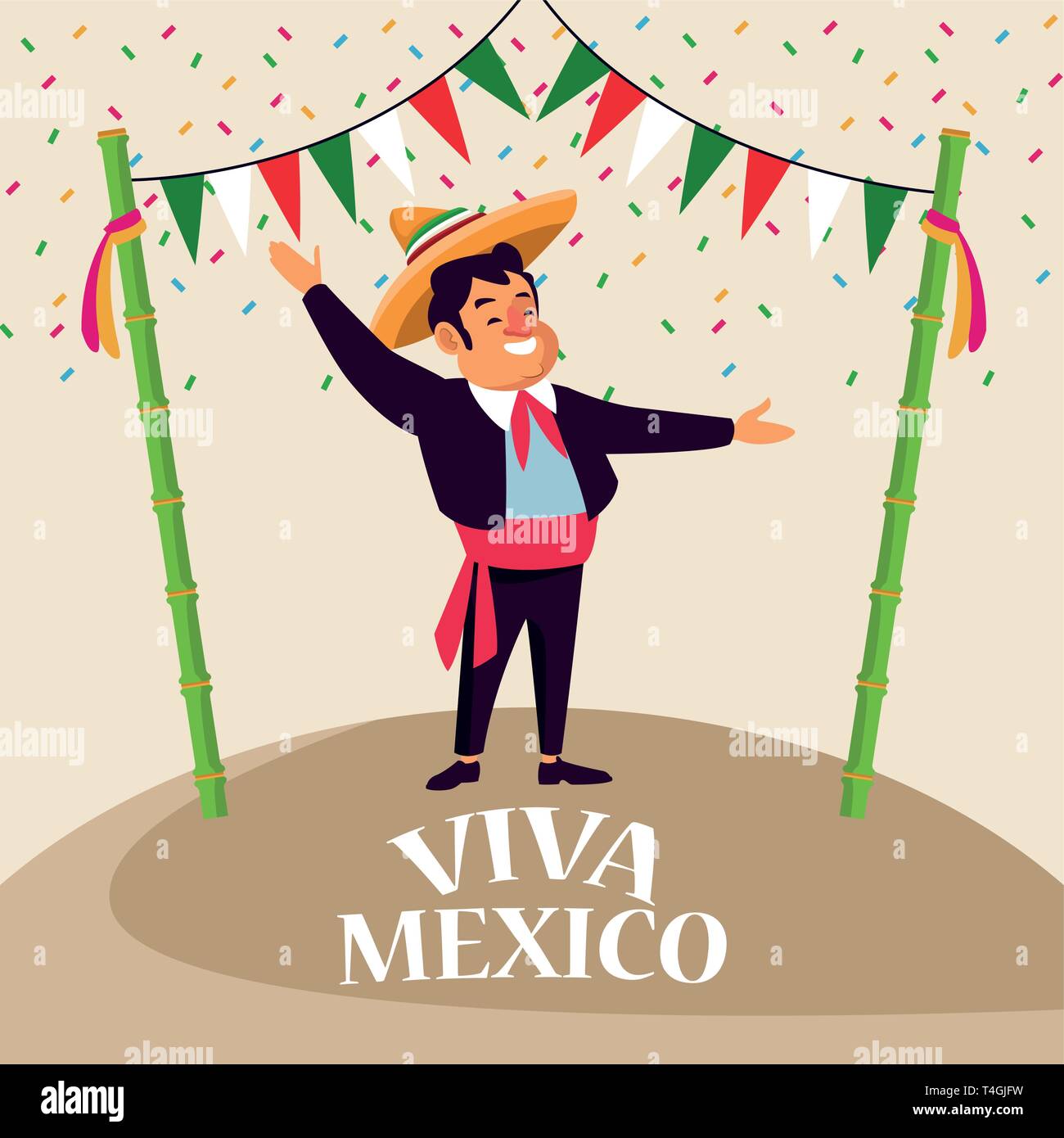 Viva mexico cartoons Stock Vector Image & Art - Alamy