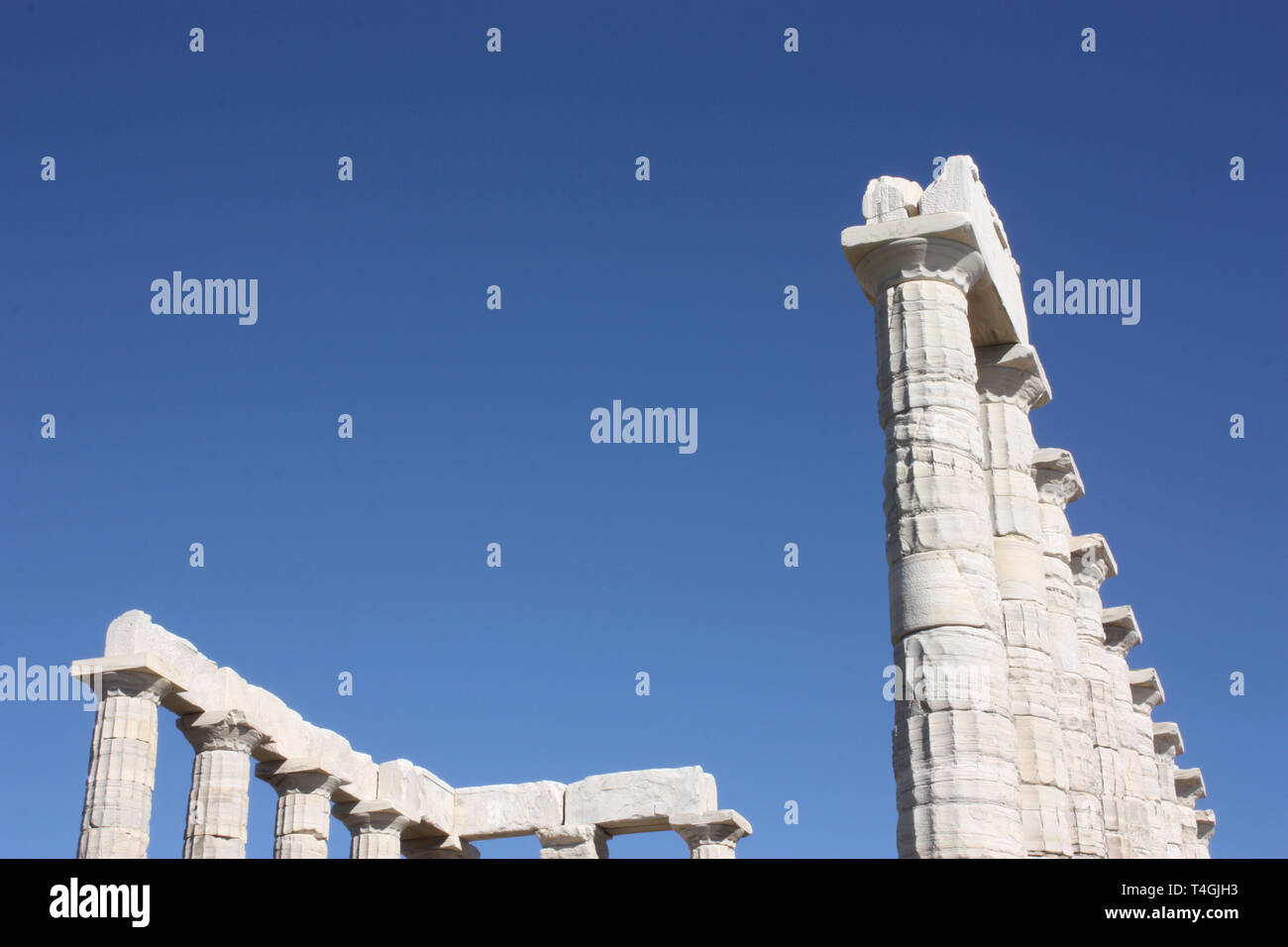 The Temple of Poseidon at Sounion Stock Photo - Alamy