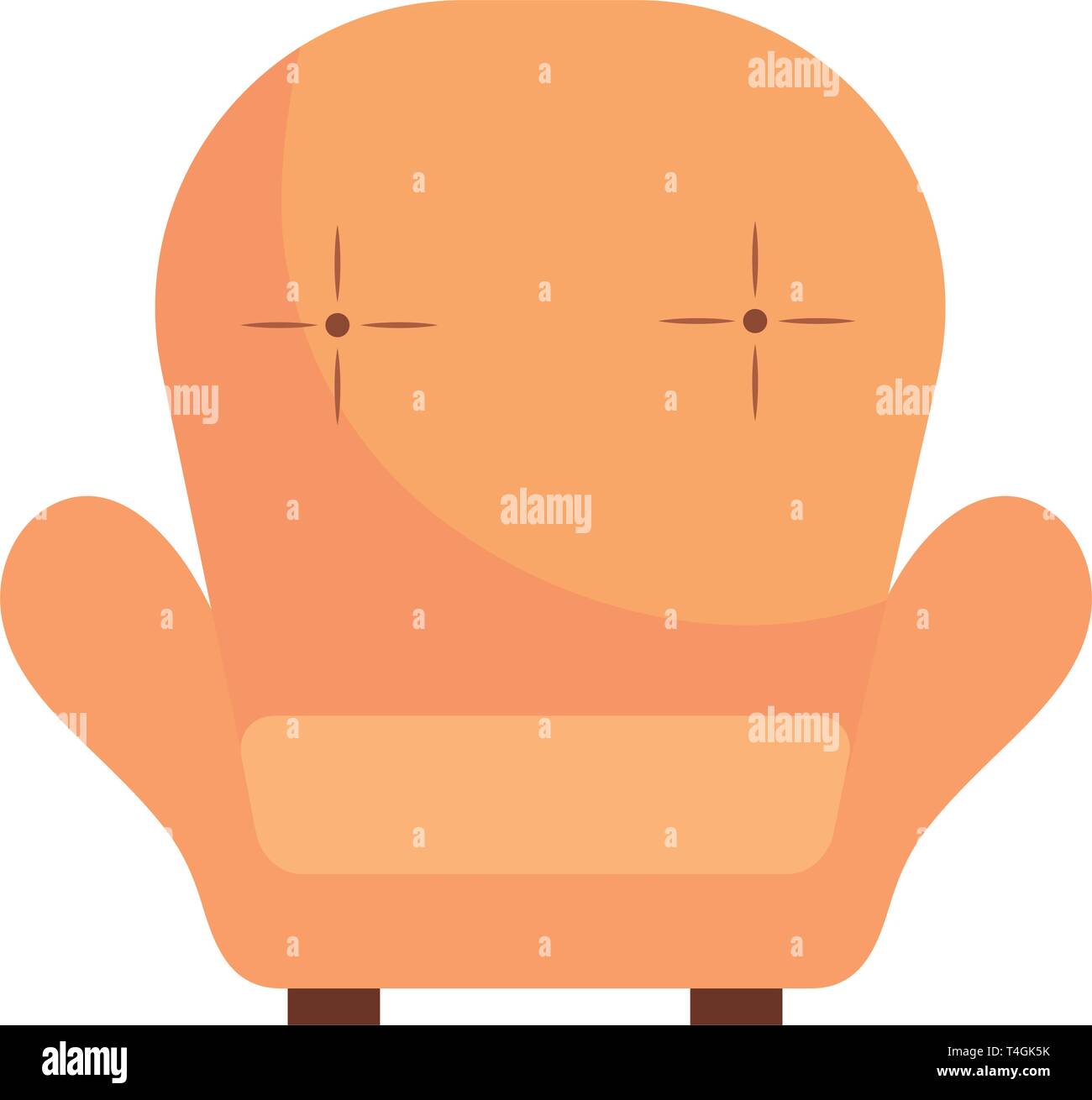 chair icon cartoon vector illustration graphic design Stock Vector ...