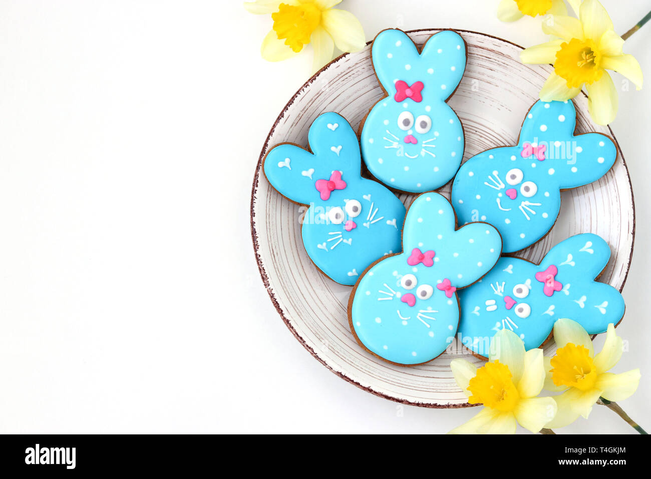 Easter bunny sugar cookies, adorable animal-shaped biscuits like a cute ...