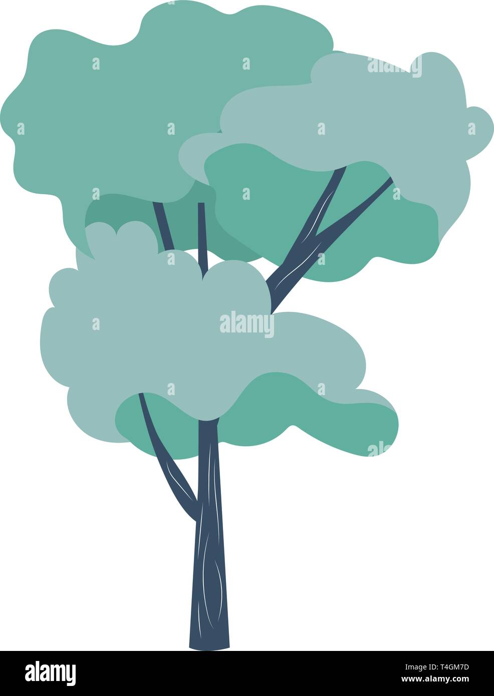 tree icon cartoon isolated vector illustration graphic design Stock ...