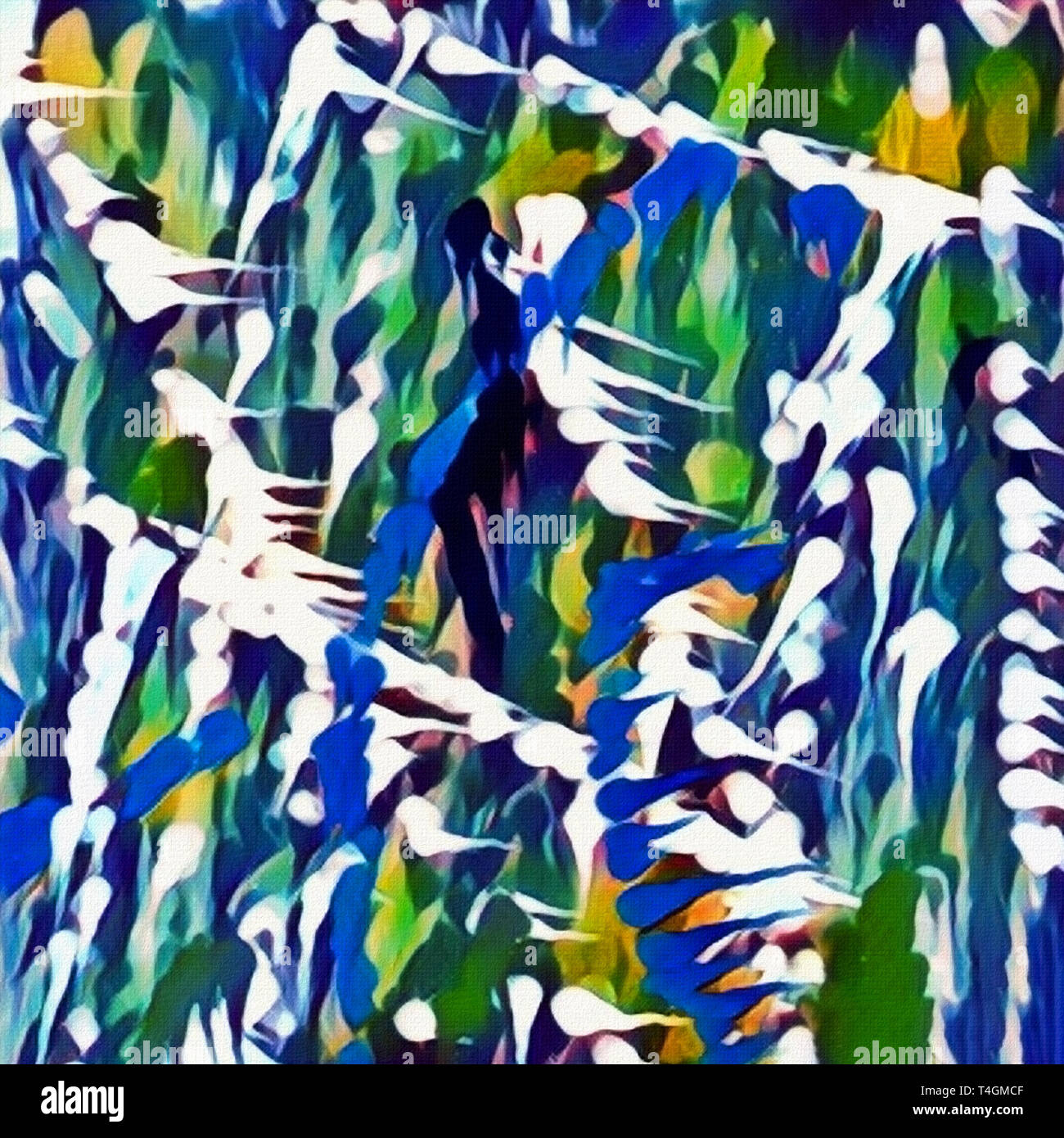 Abstract painting. Brush strokes Stock Photo - Alamy