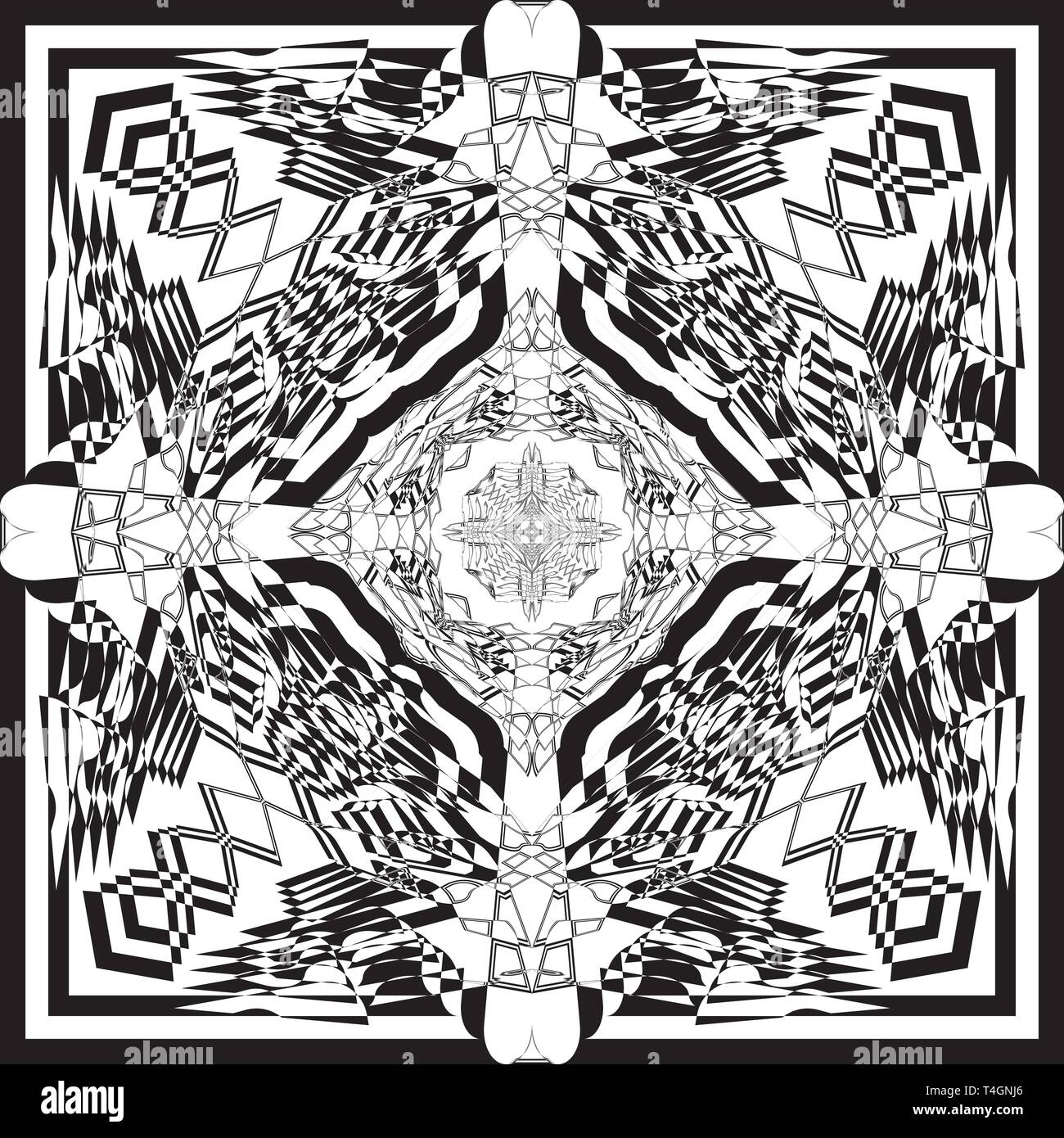 Arabesque Abstract intersections ceiling impression negative space ...