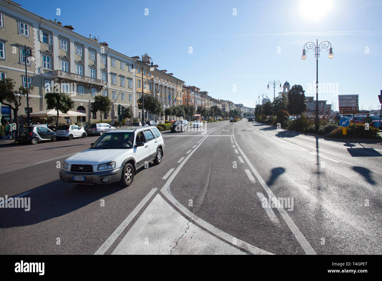 Driving in italy city hi-res stock photography and images - Alamy
