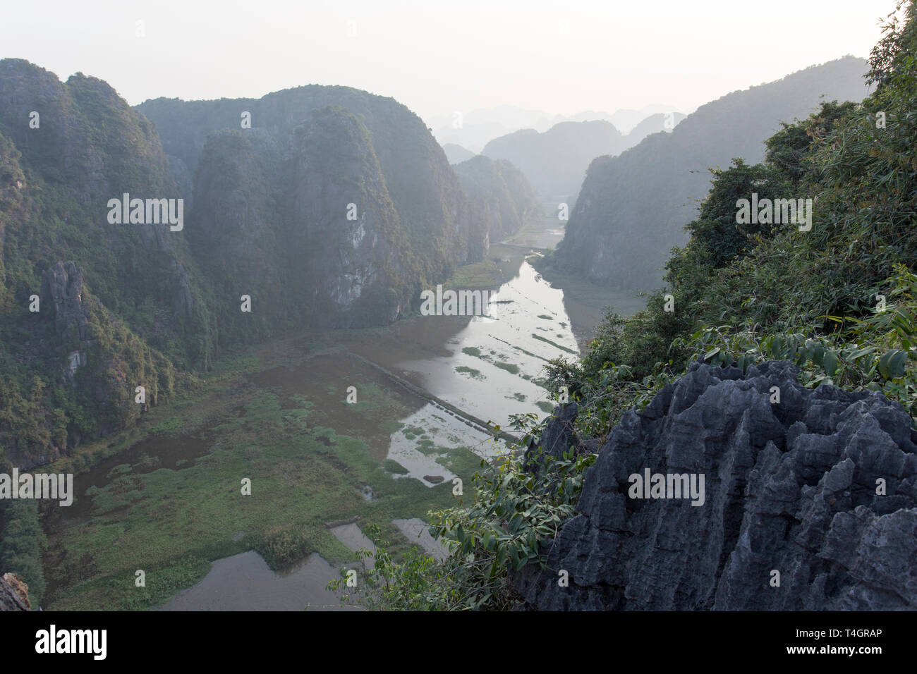 Landscape of valley in north of Vietnam Stock Photo - Alamy