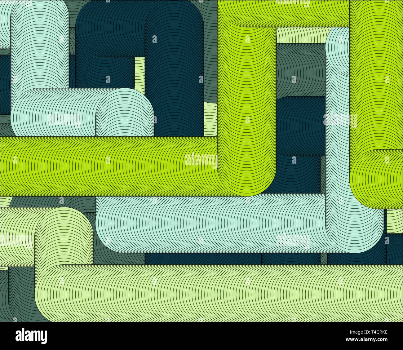 abstract pattern green wave line bright image, element for designer ...