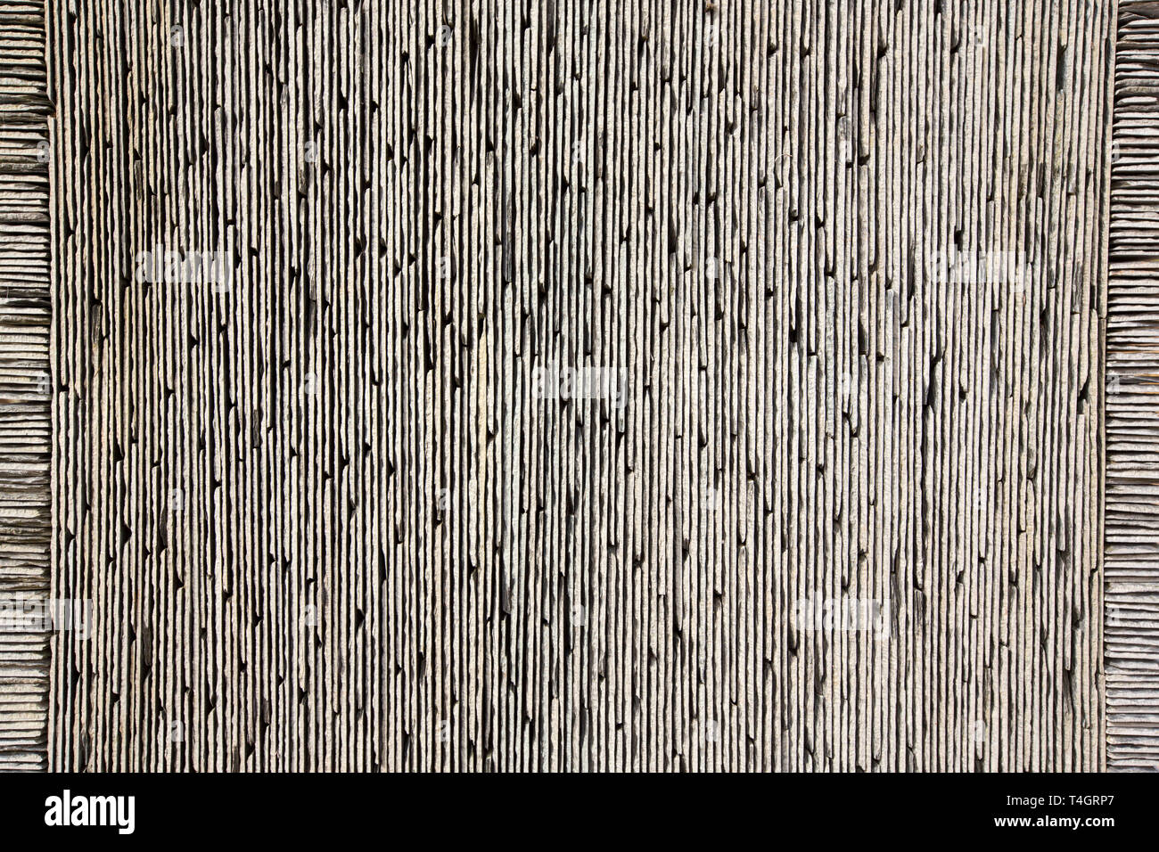 A slate sculpture in the Tremenheere Sculpture Gardens, Gulval, near ...