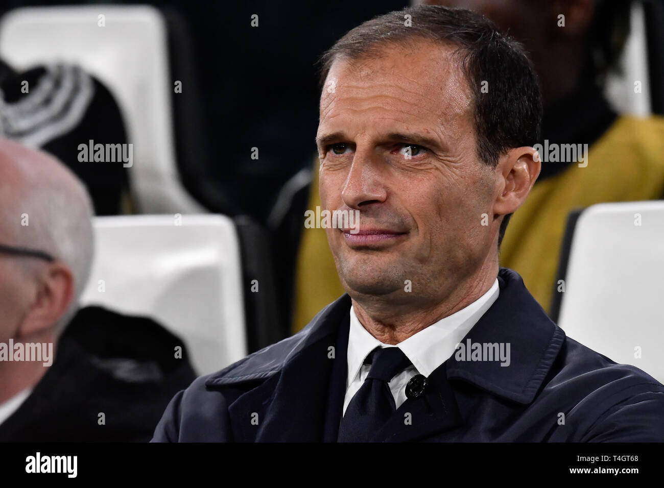 Massimiliano Allegri, head coach of Juventus FC, during the UEFA ...