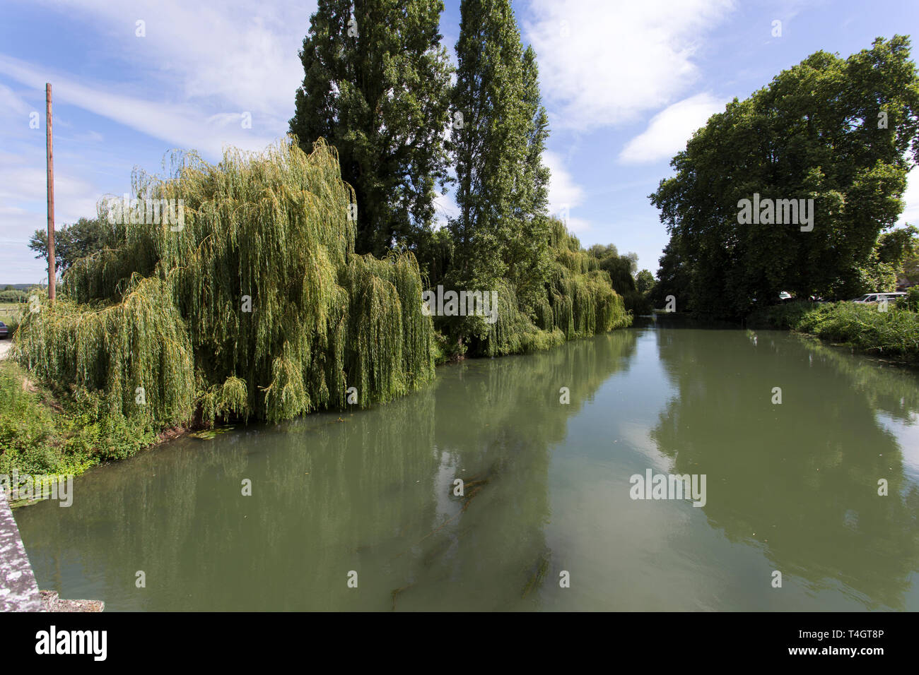 A beautiful river landscape in France, Europe Stock Photo - Alamy