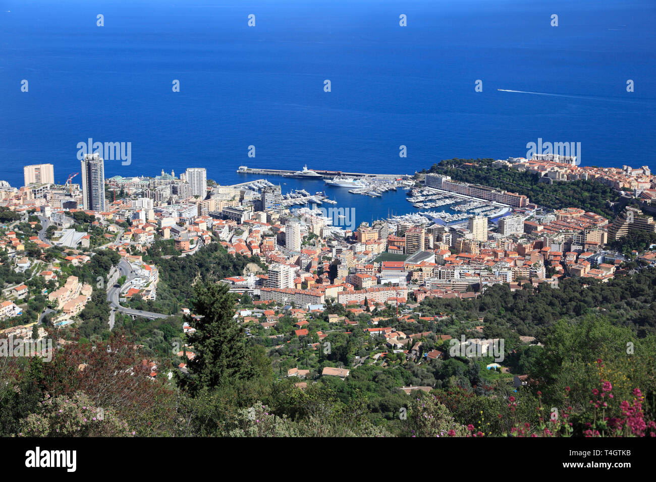 Monaco, Port Hercules , La Condamine, Monte Carlo, Le Rocher (The Rock ...