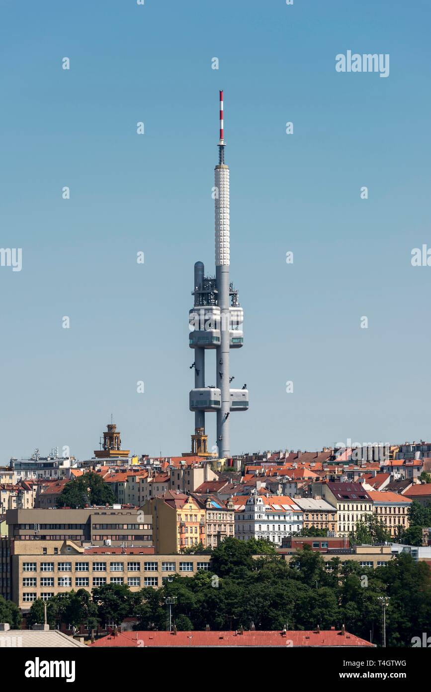 Tv tower prague hi-res stock photography and images - Alamy