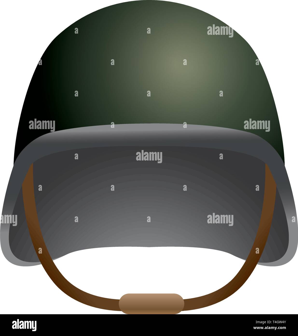 military helmet icon cartoon vector illustration graphic design Stock ...