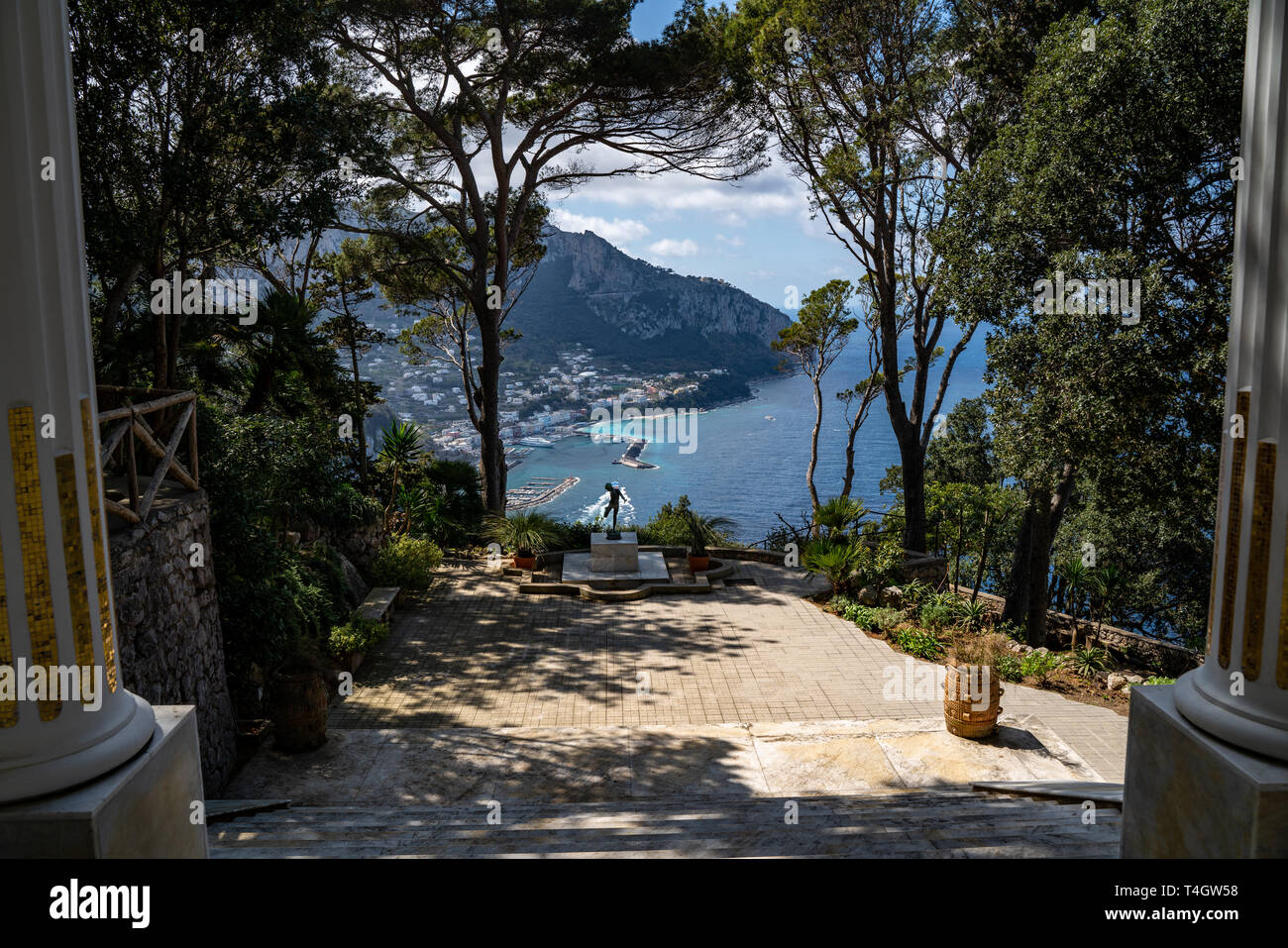 Villa Lysis, Fersen, Capri Stock Photo - Alamy