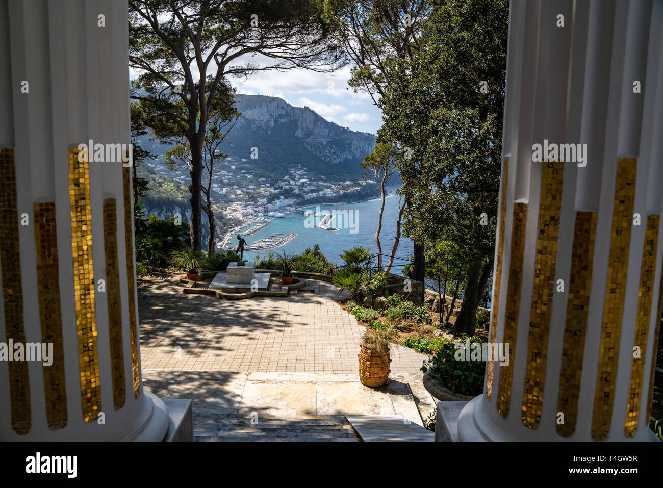 Villa Lysis, Fersen, Capri Stock Photo - Alamy