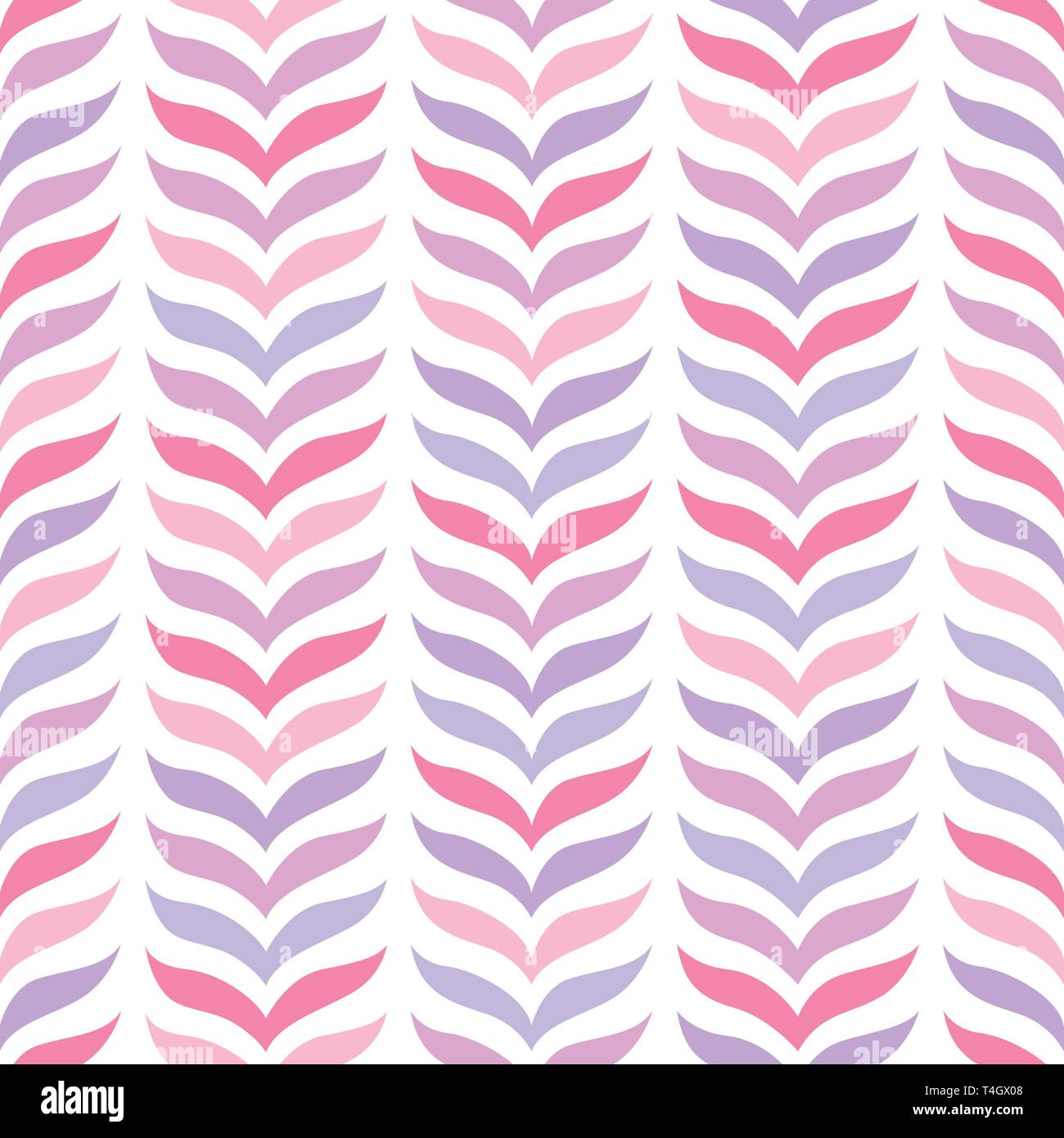 Seamless leaf stripes pattern. Simple organic floral ornament. Vector ...