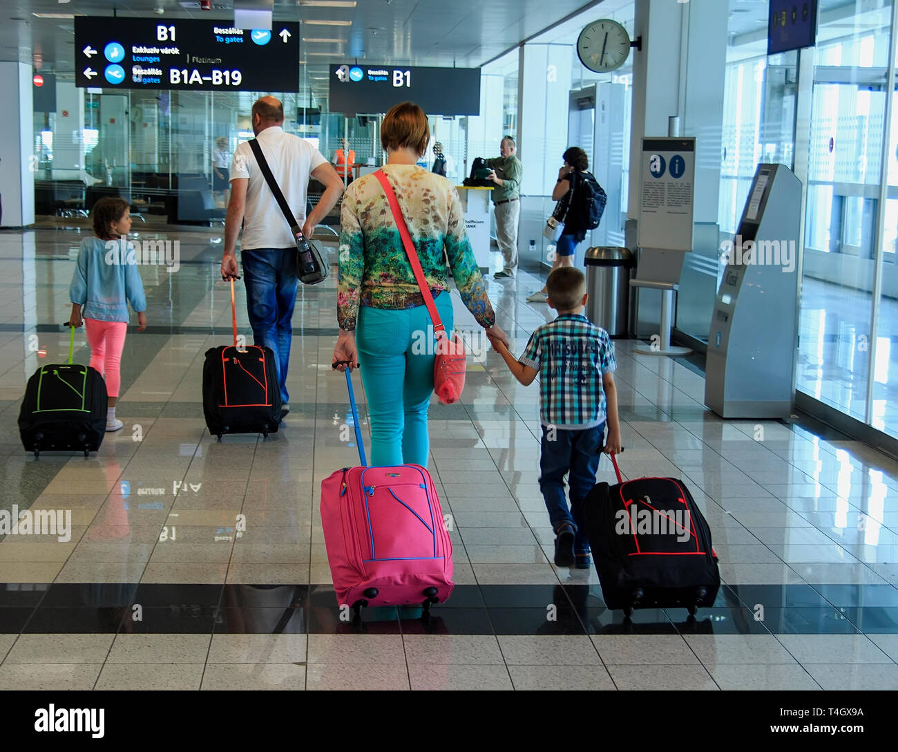 Ticket counter family hi-res stock photography and images - Alamy