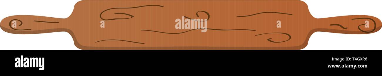 Kitchen wooden roller Stock Vector Image & Art - Alamy